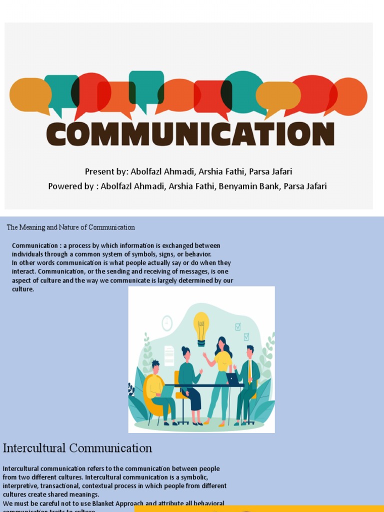 Nonverbal Communication Across Cultures | PDF | Communication ...