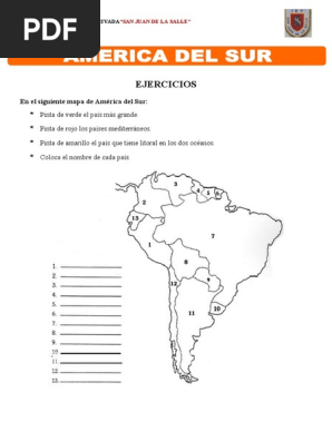 Hoja De Trabajo De América Del Sur 69 Mil Resultados De Imágenes,