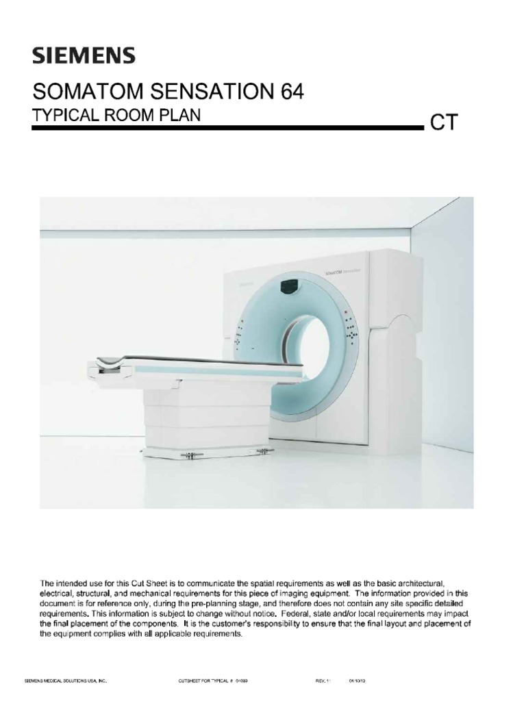 Site Planing Somatom Sensation 64 | PDF