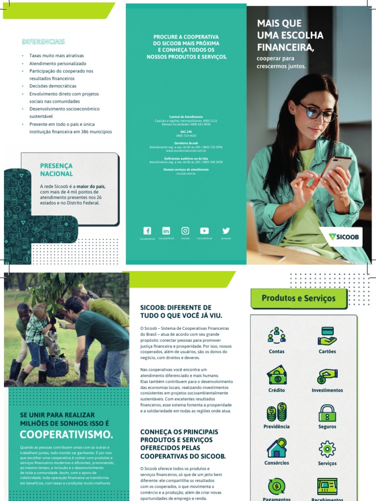 Folder Institucional Pocket | PDF | Cooperativa | Business
