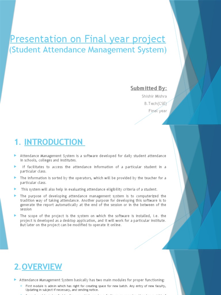 Presentation On Final Year Project | PDF | Computer Engineering ... Presentation On Final Year Project | PDF | Computer Engineering ...