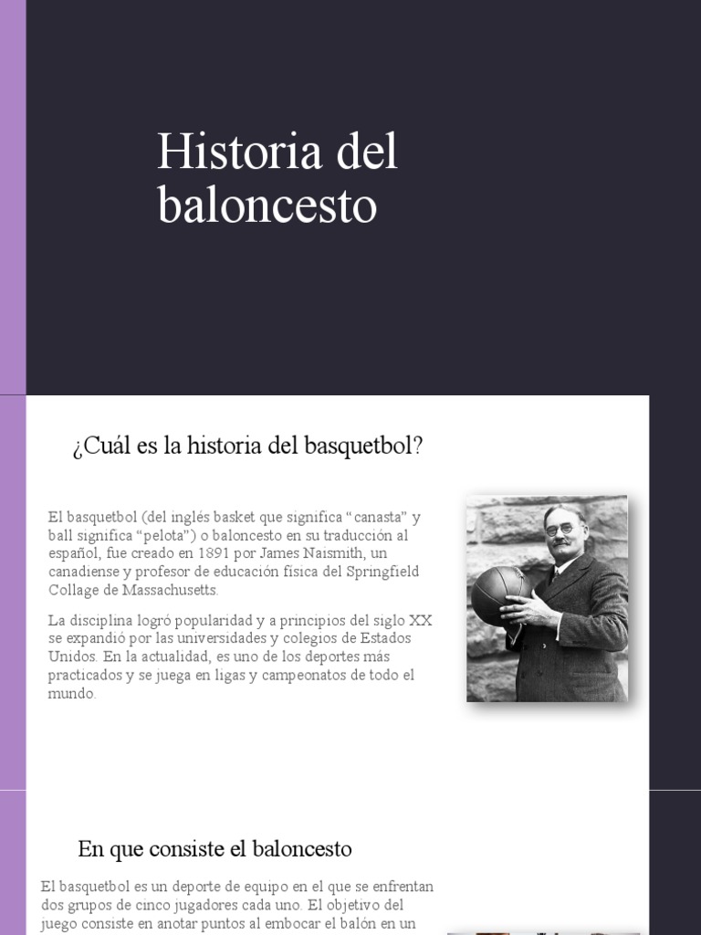 Historia Del Baloncesto | Descargar gratis PDF | Juegos de pelota ...
