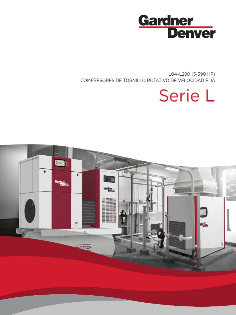 Serie L: L04-L290 (5-390 HP) Compresores de Tornillo Rotativo de ...