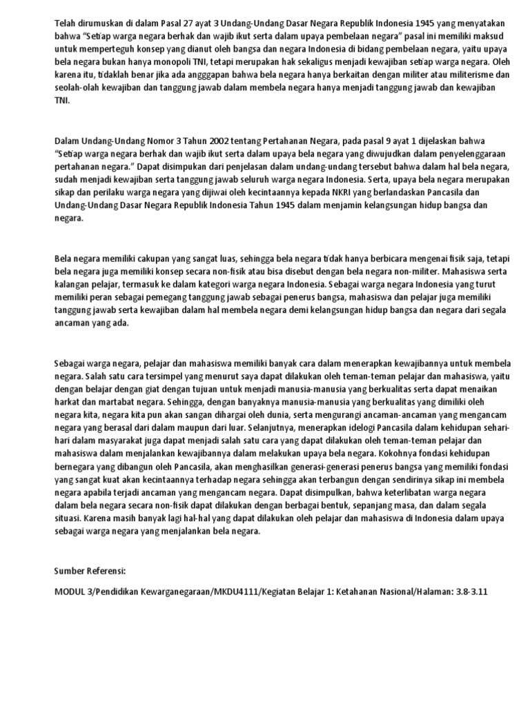 Diskusi3 Pendidikan Kewarganegaraan | PDF