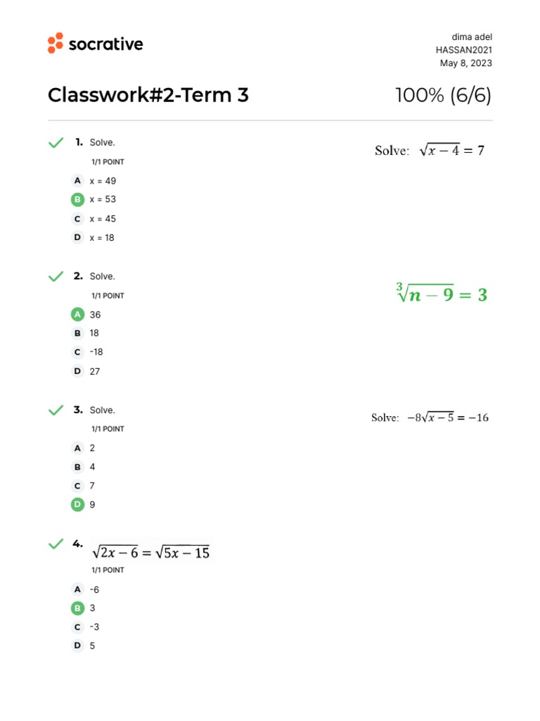 Student_2023_05_08__06_43_dima adel_630_QZ_Classwork#2-Term 3.pdf | PDF