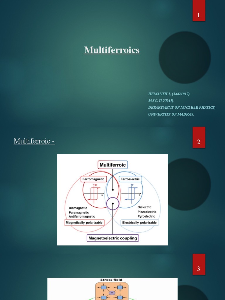 Multiferroics | PDF