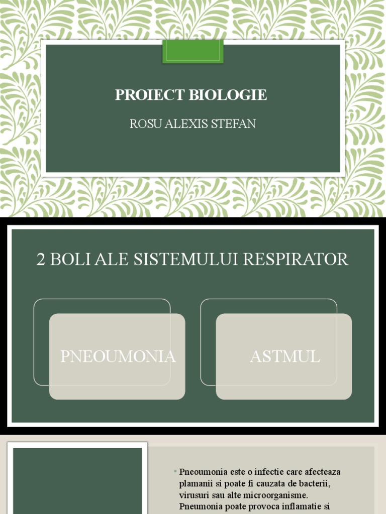 Proiect Biologie | PDF