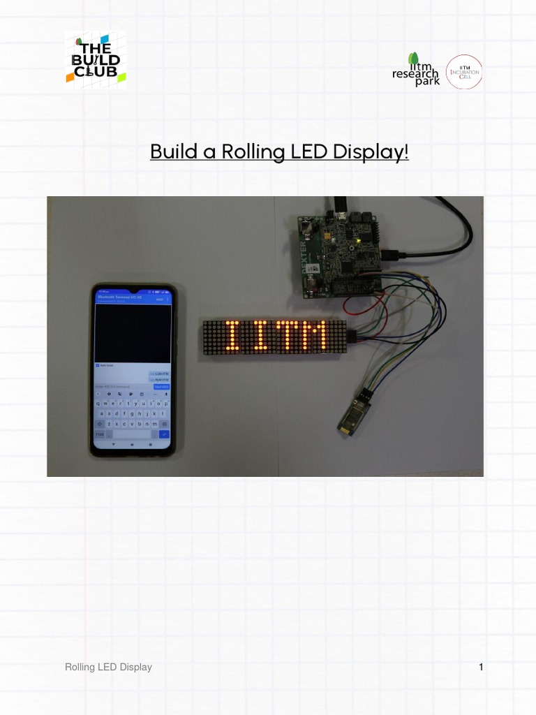 Rolling Display Project Guide - V1.0 | PDF