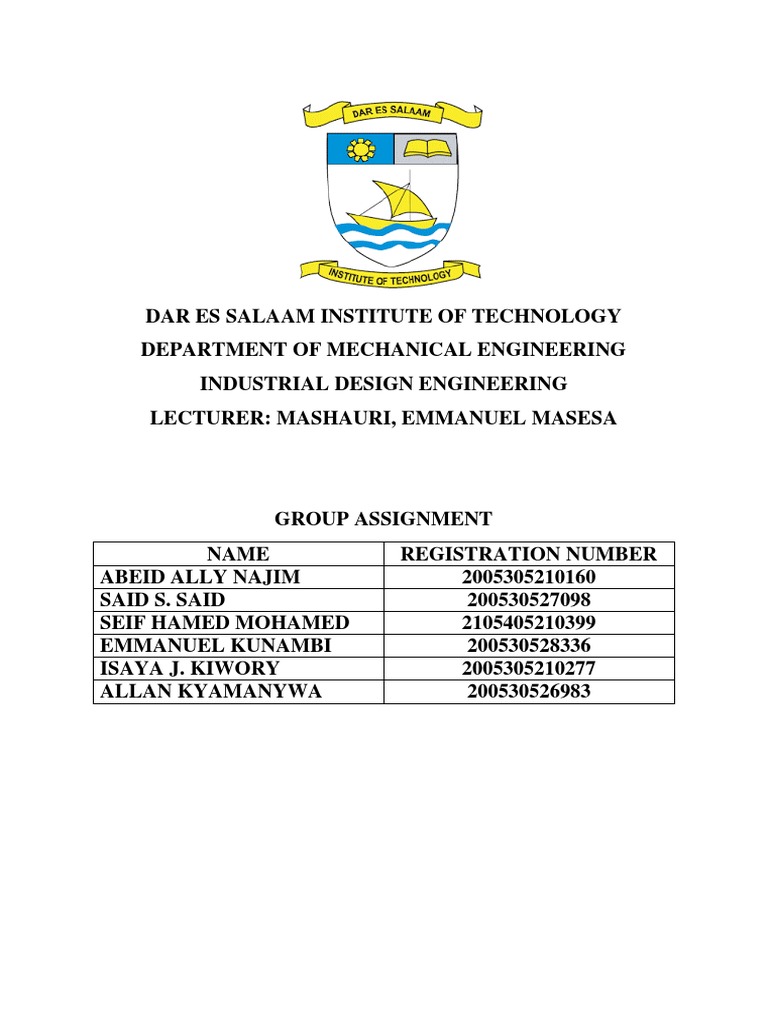 Industrial Assignment PDF | PDF | Human Factors And Ergonomics ...