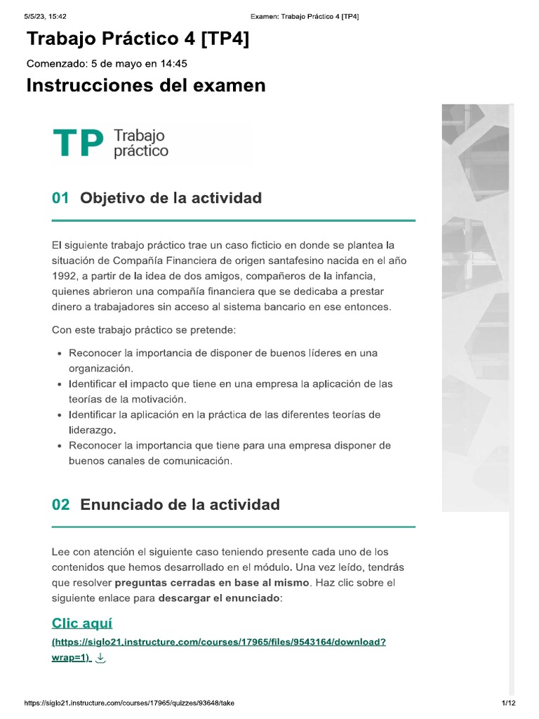 Tp4 Administracion80% | PDF