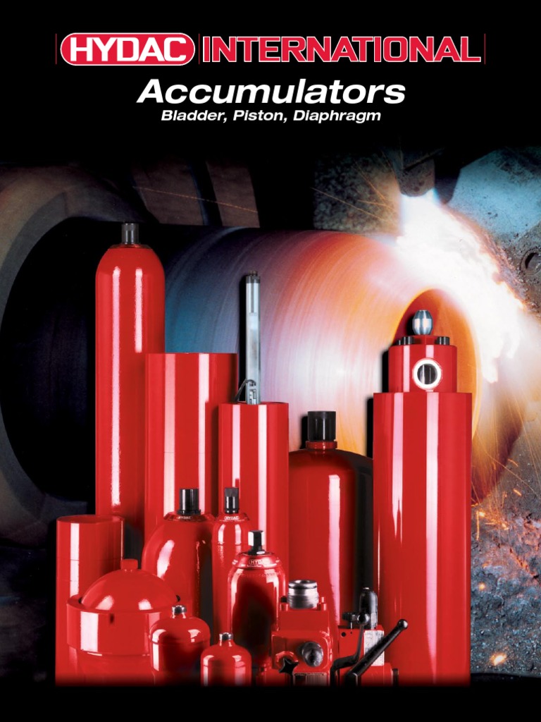 HYDAC Accumulators PDF | Download Free PDF | Pump | Valve