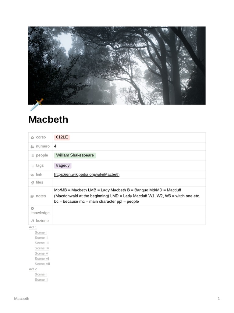 Macbeth's Bloody Opening | PDF | Macbeth