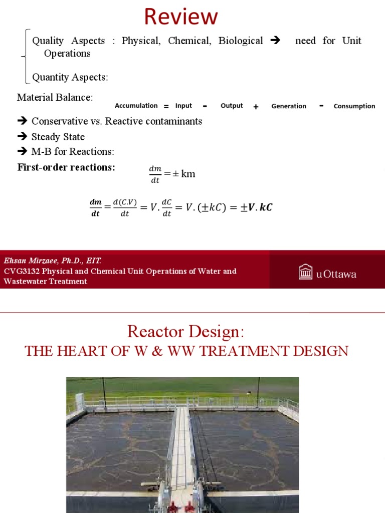CVG 3132-Lecture 3-1 Reactor Design PDF | PDF | Chemical Reactor ...