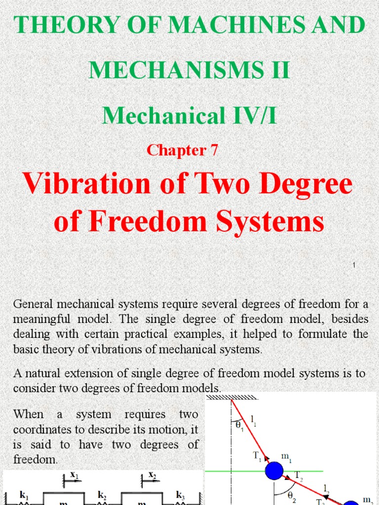 07 TDOF System | PDF | Normal Mode | Oscillation 07 TDOF System | PDF | Normal Mode | Oscillation