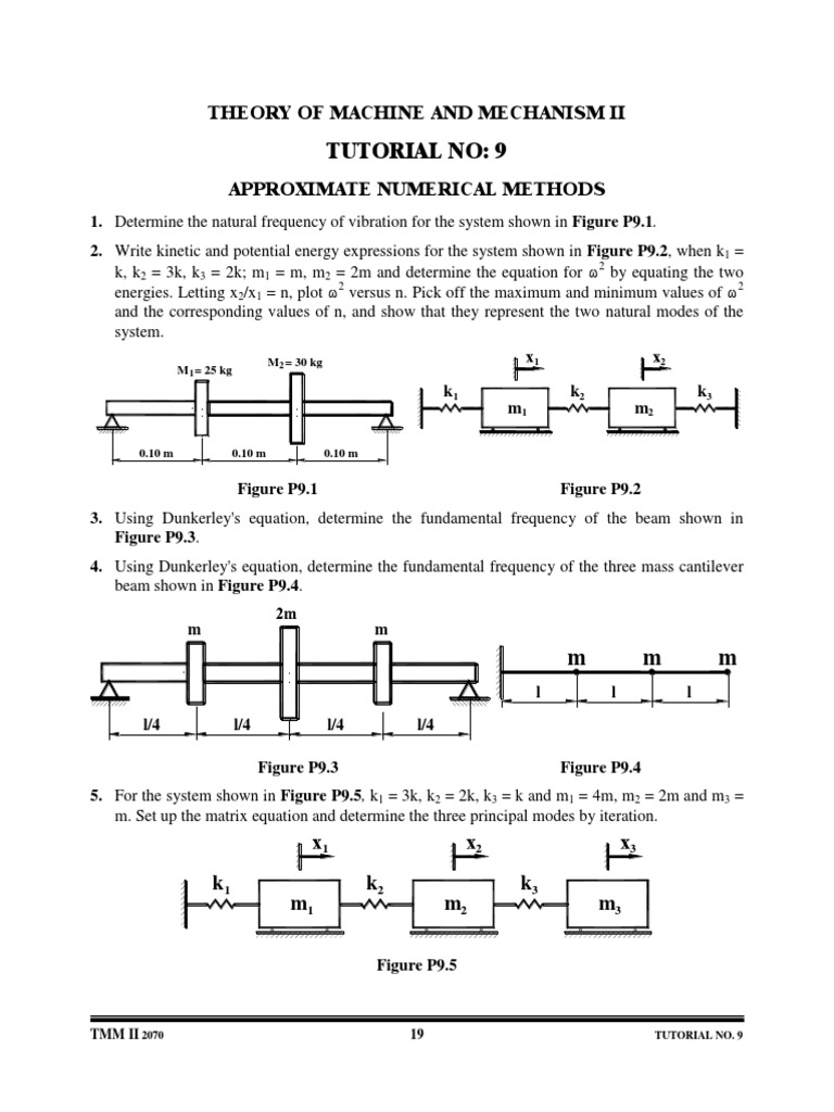 Tutorial 09 | PDF | Classical Mechanics | Theoretical Physics Tutorial 09 | PDF | Classical Mechanics | Theoretical Physics