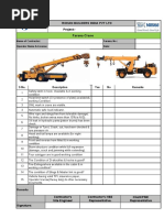 Cherry Pickers Safety Checklist | PDF