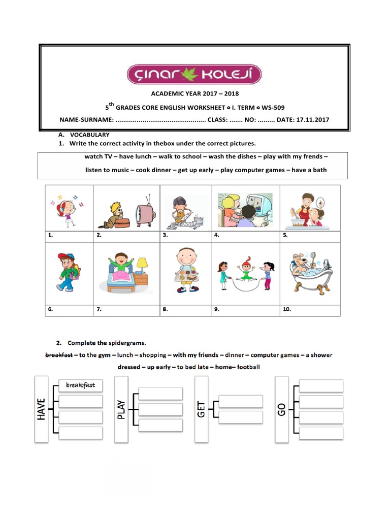 WS 509 PDF | Download Free PDF | Lunch | Linguistics