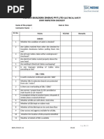 Electrical Panel Inspection Checklist Free Template | PDF