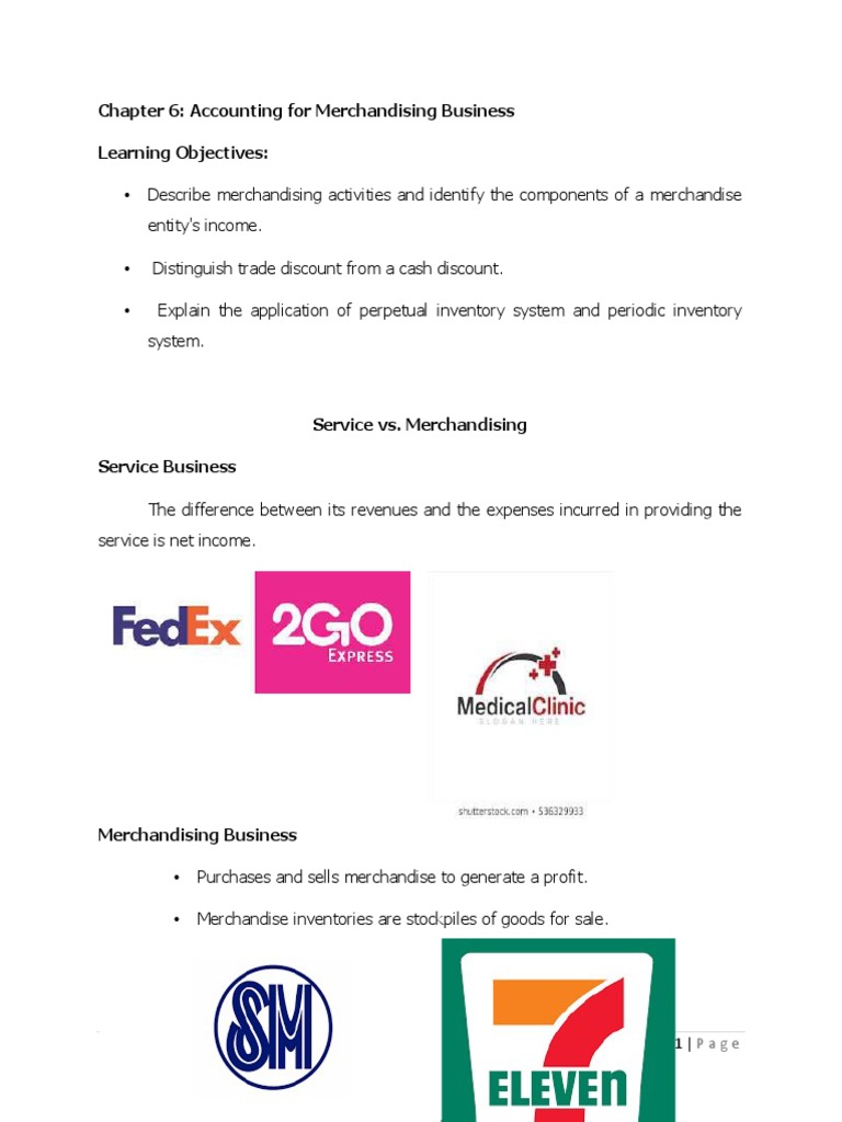 Accounting and Merchandising Business PDF | PDF