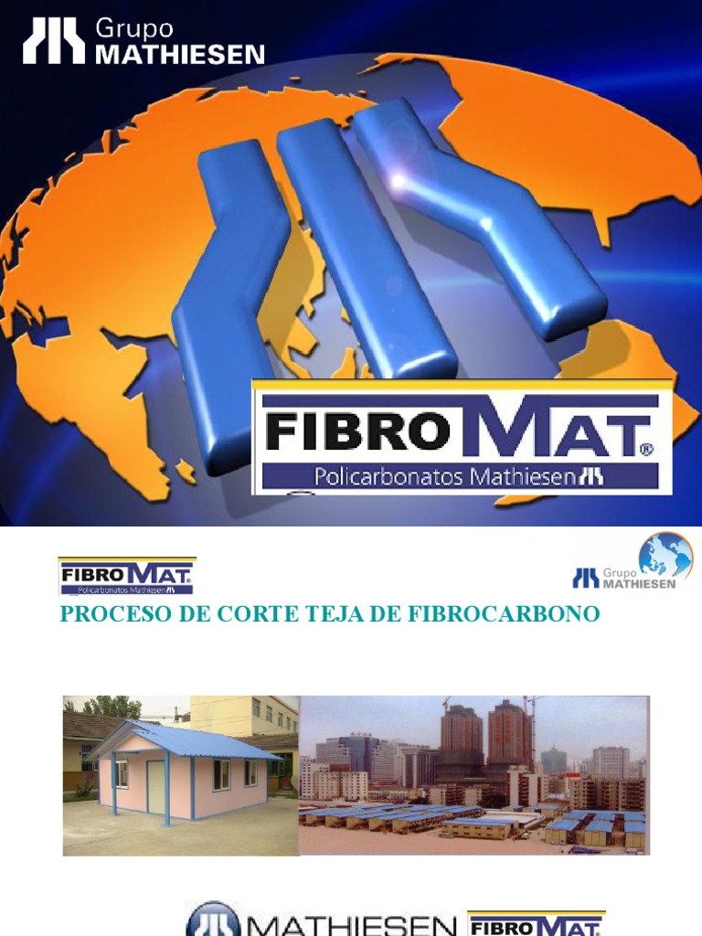 Fibromat Proceso Corte | PDF | Tornillo | Química
