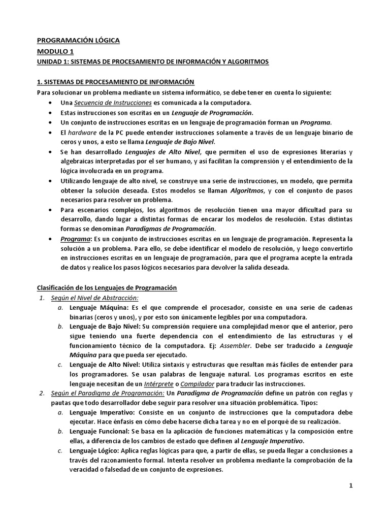 Primer Parcial Programación Logica PDF | PDF