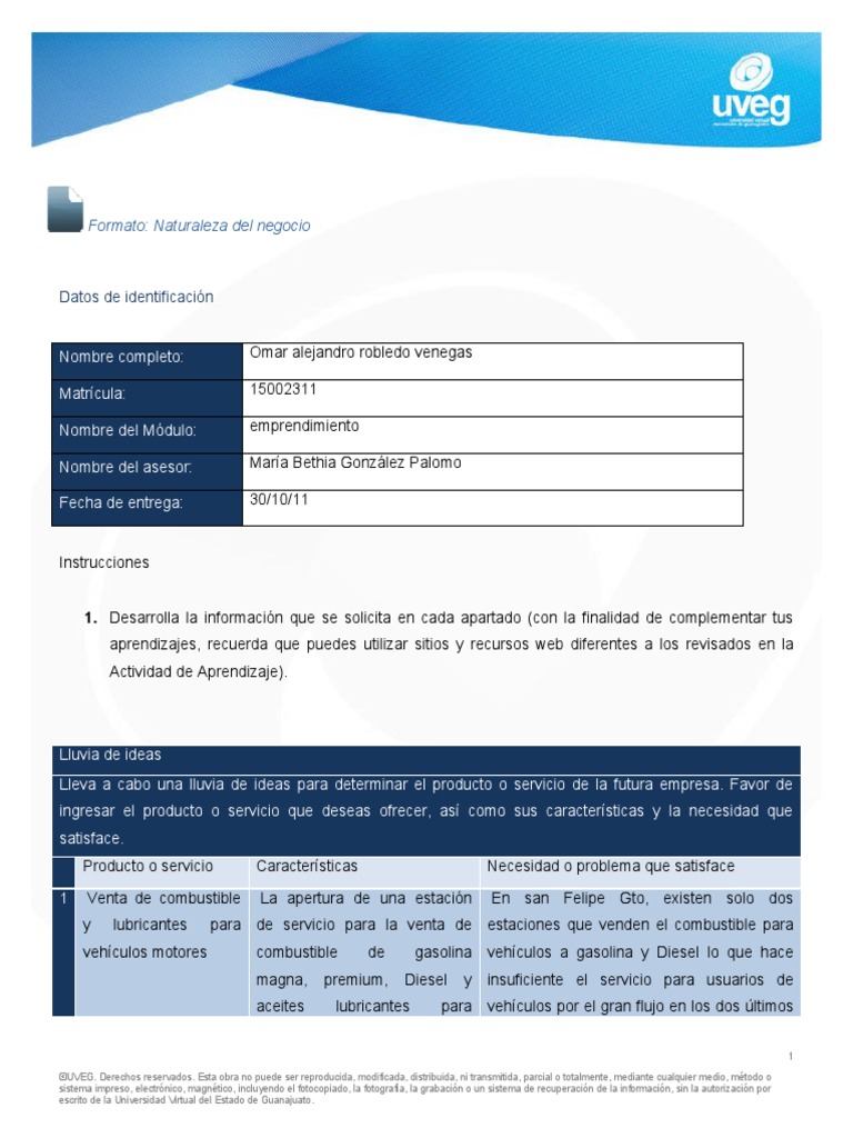 Robledo Omar EA3 Naturaleza | PDF