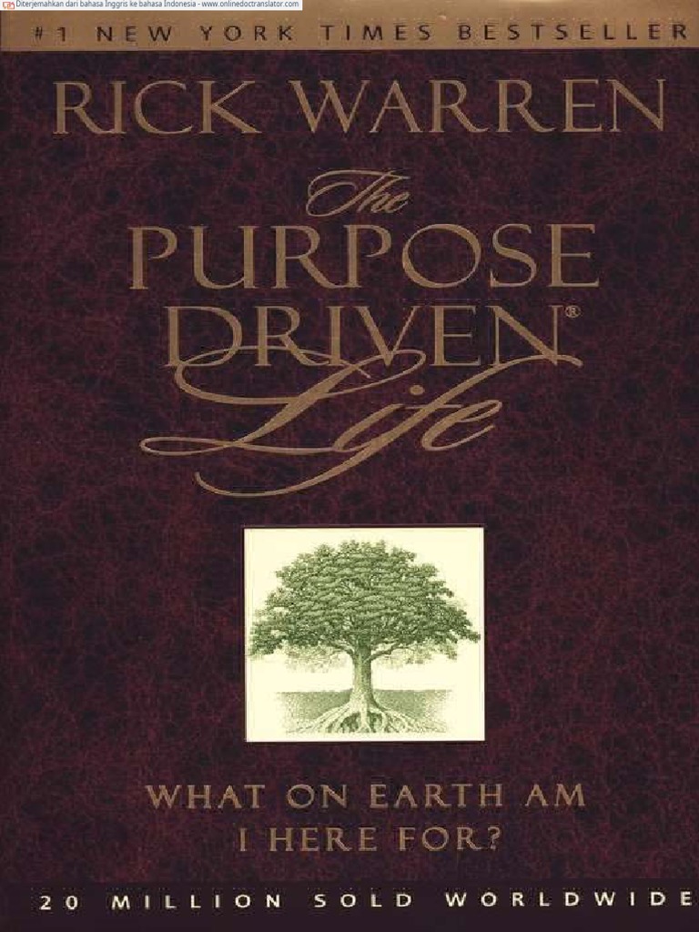 The Purpose Driven Life - What On Earth Am I Here For PDF | PDF