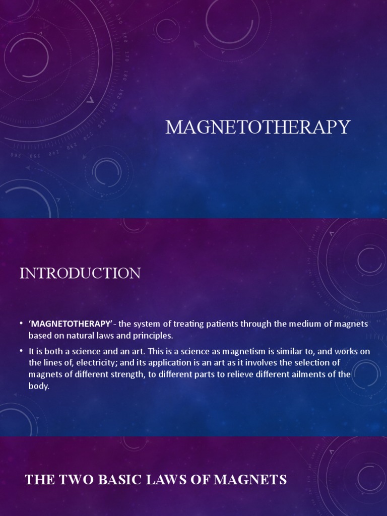 Understanding Magnetotherapy Techniques | PDF