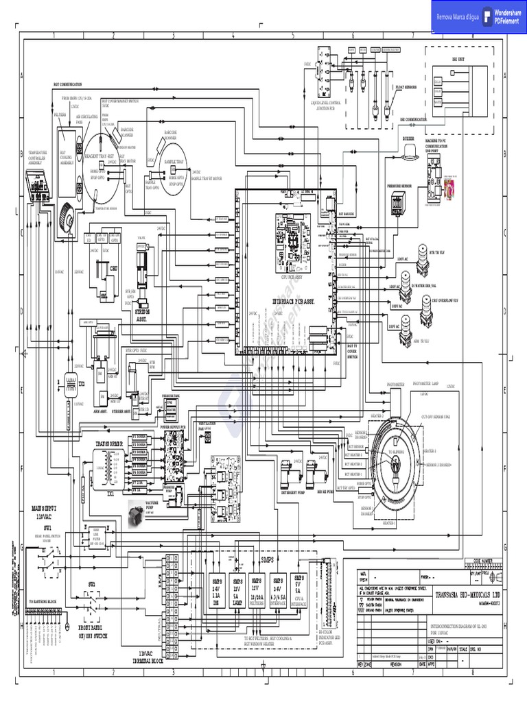 Interconnection Diagram XL-200 - 110V PDF | PDF | Electric Power ...