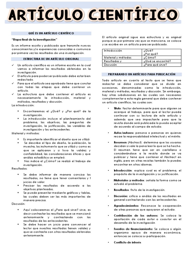 Artículo Científico PDF | Descargar gratis PDF | Estadísticas ...