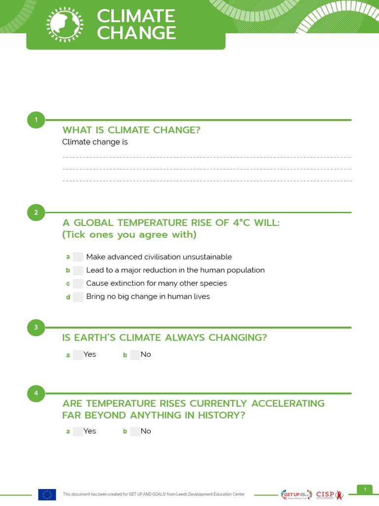 Understanding Climate Change Effects | PDF