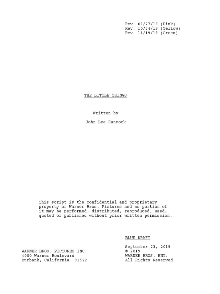 The-Little-Things-Screenplay.pdf | PDF