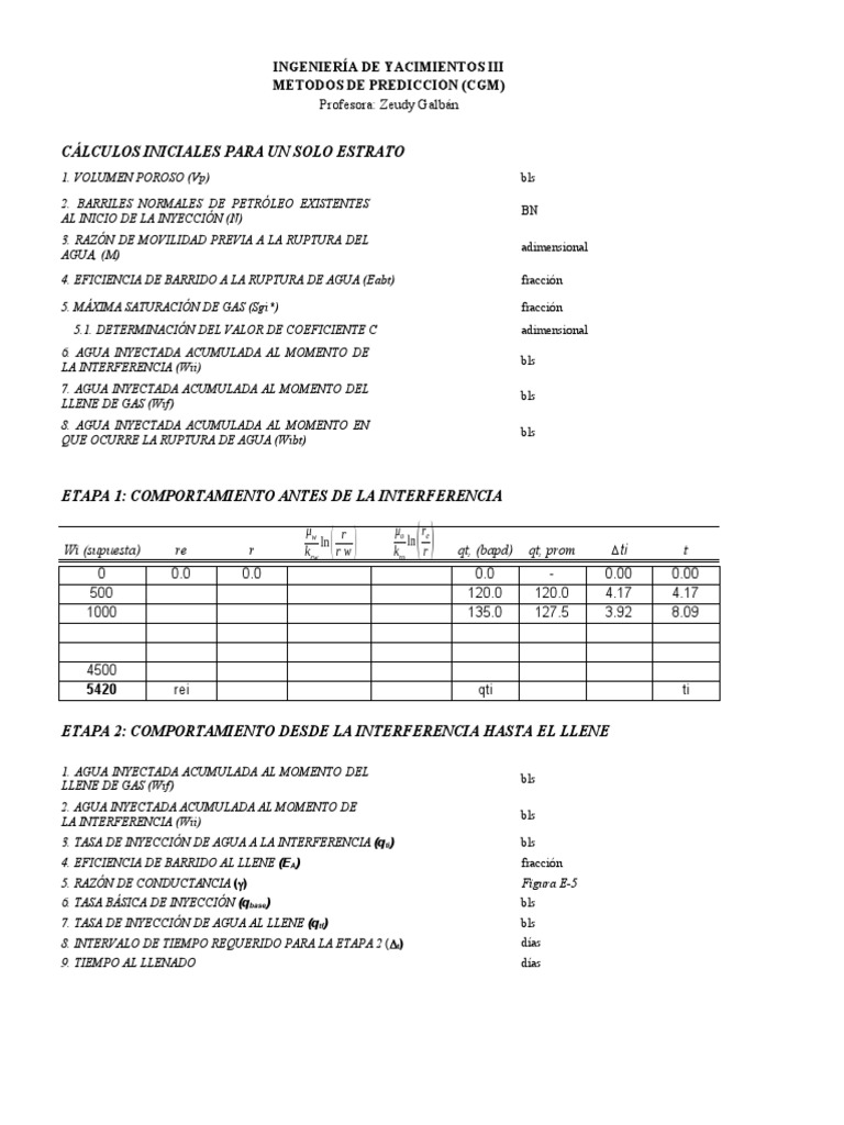 Formulas CGM | PDF