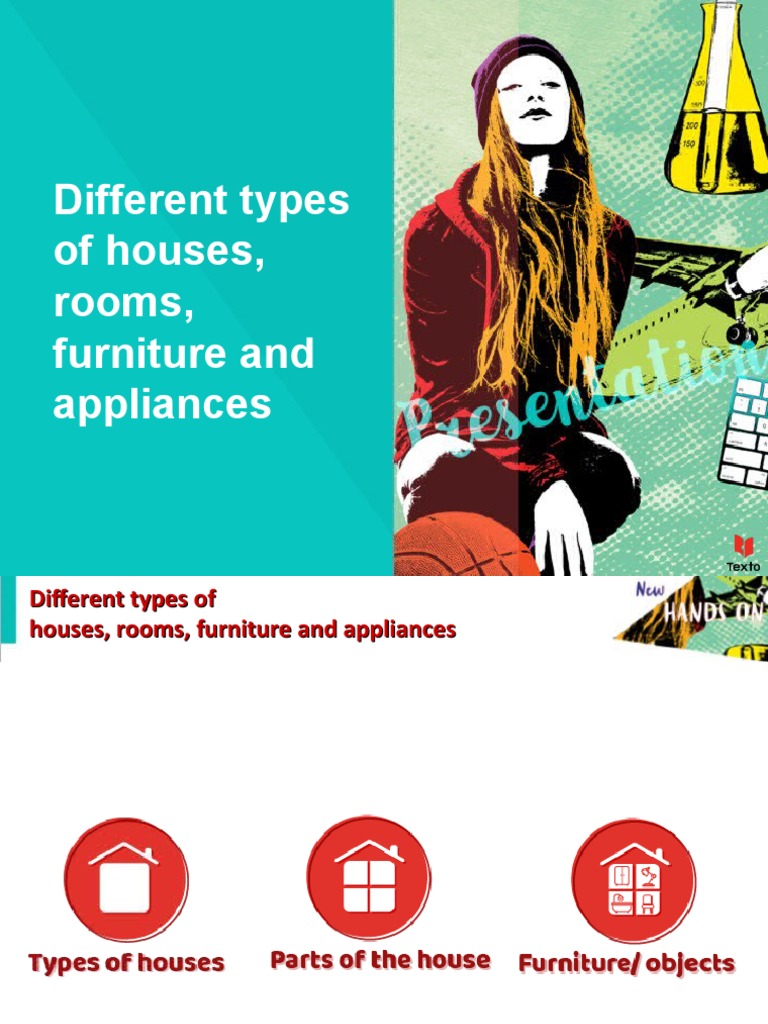 Different Types of Houses, Rooms, Furniture and Appliances | PDF