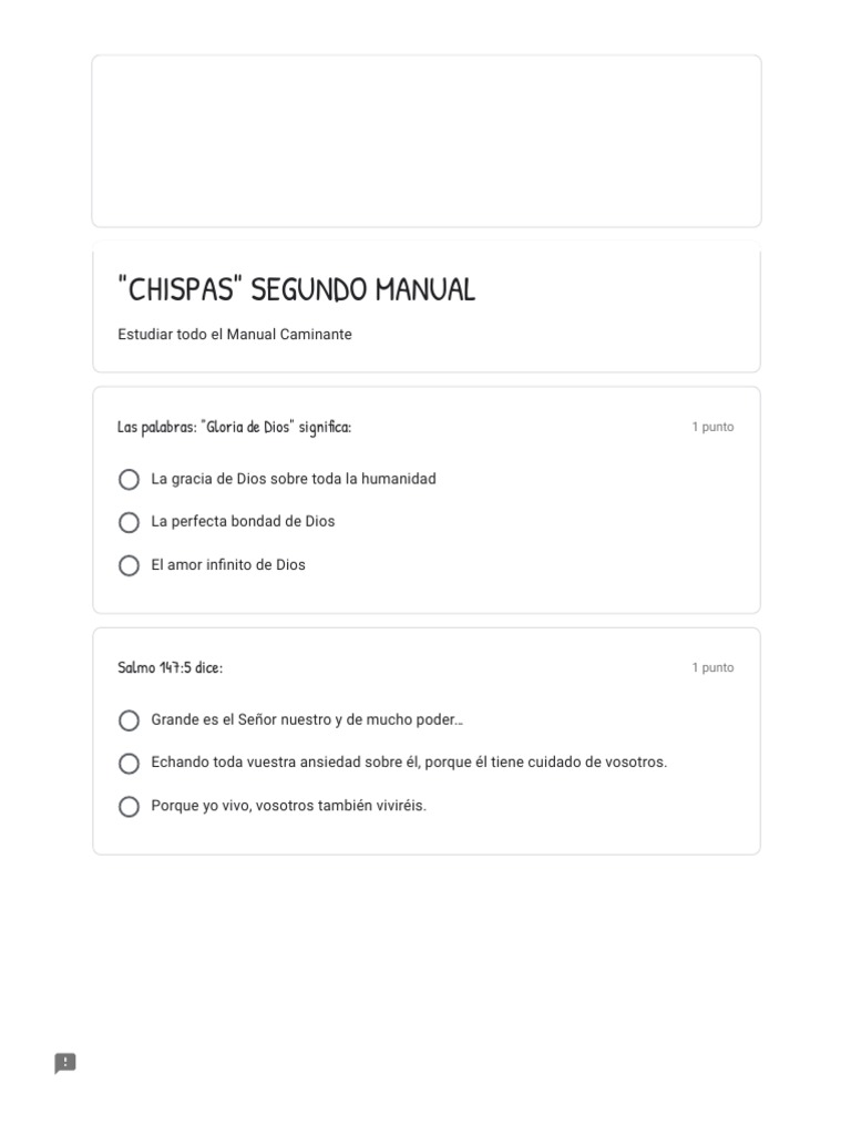 Chispas - Segundo Manual PDF | PDF