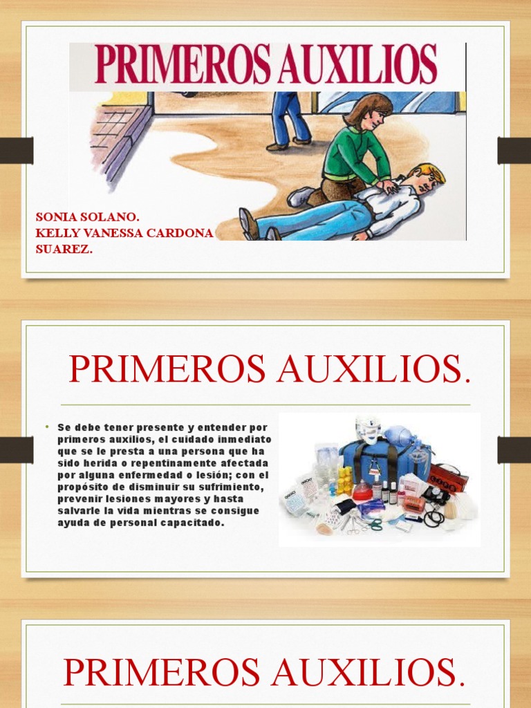 Cartilla Primeros Auxilios | PDF