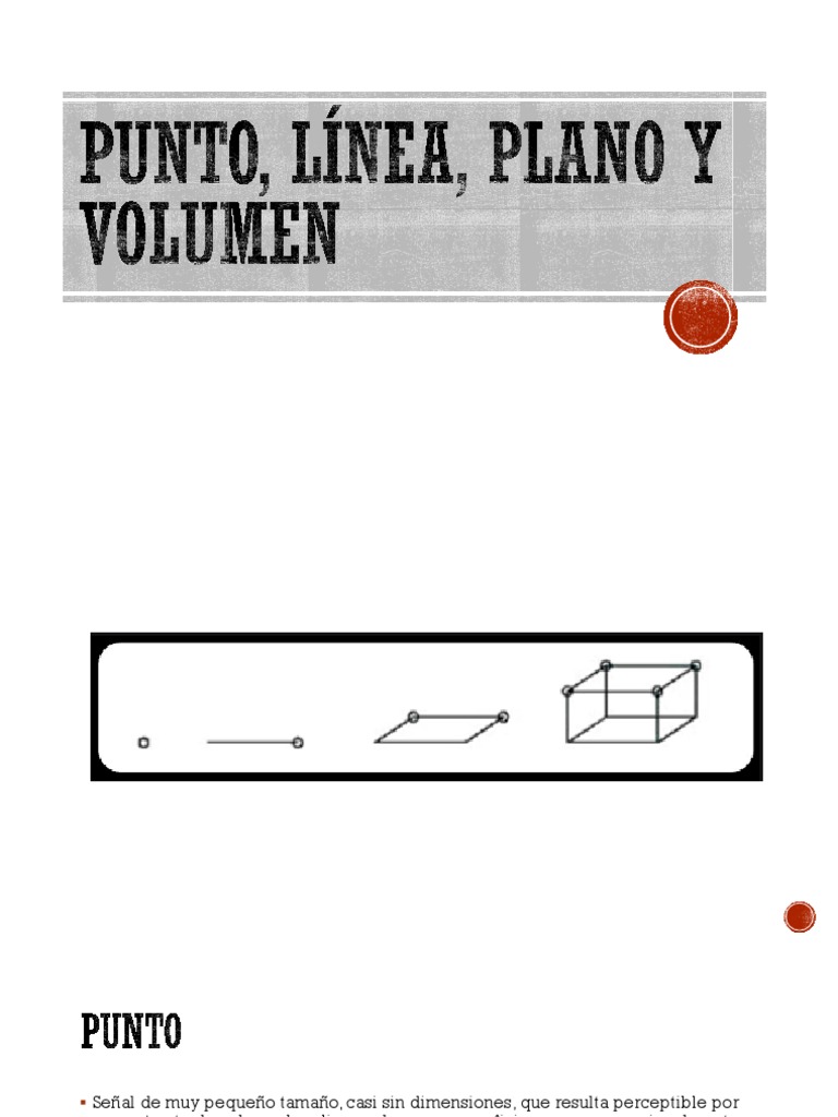 Punto, Línea, Plano y Volumen PDF | PDF