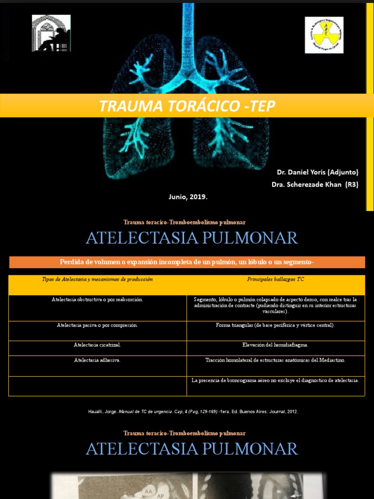 TEP Patologia Pulmonar | PDF | Lesión | Pulmón