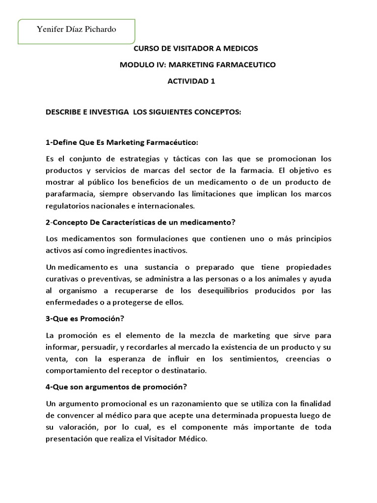 Actividad 1 Mod 4 | PDF