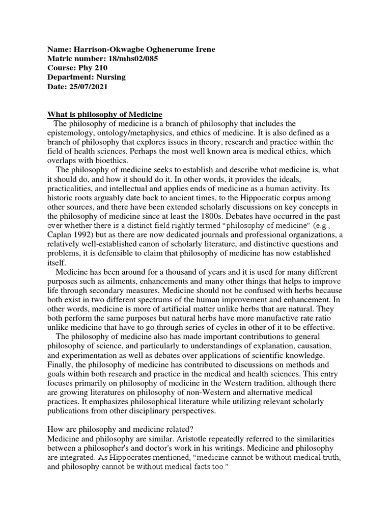 Assignment PDF | PDF | Medicine | Science