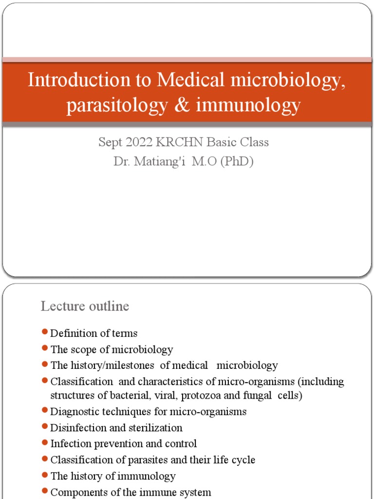 Introduction To Medical Microbiology, Parasitology & Immunology - Oct 2022 | PDF | Microbiology ...