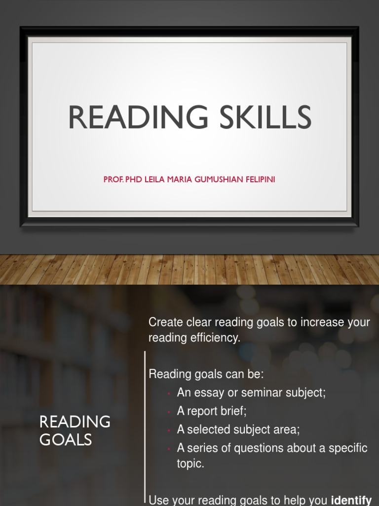 Reading Skills PDF | PDF