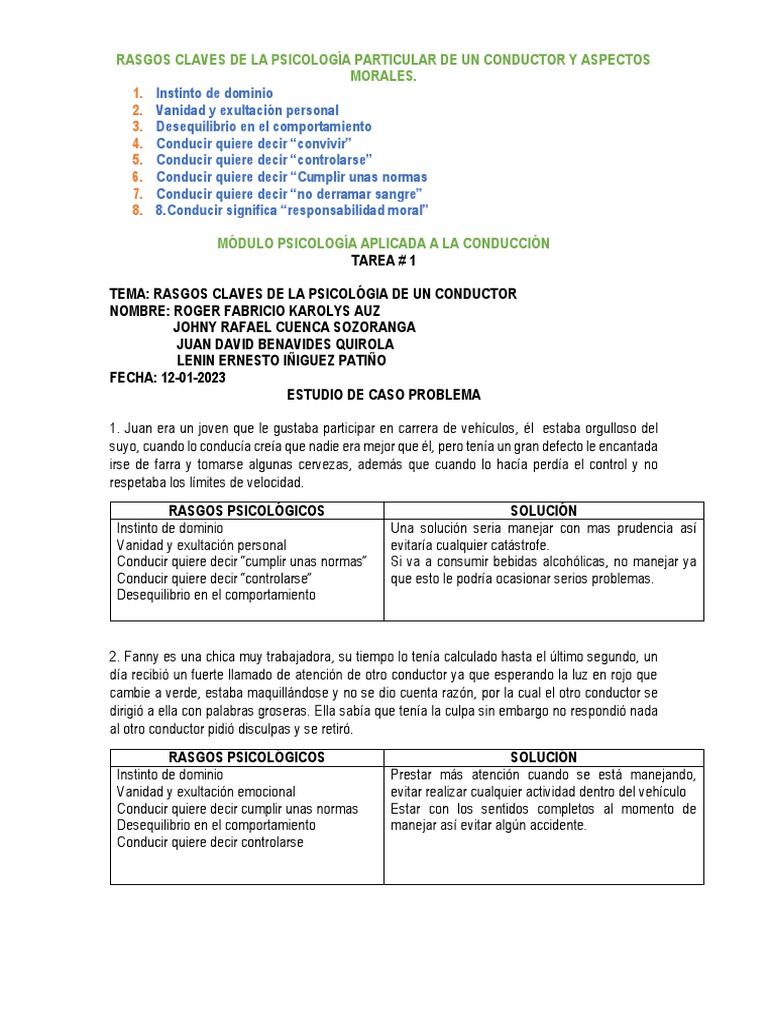 CASO PROBLEMAS Resuelto PDF | PDF