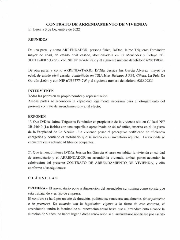 Contrato Firmado PDF | PDF