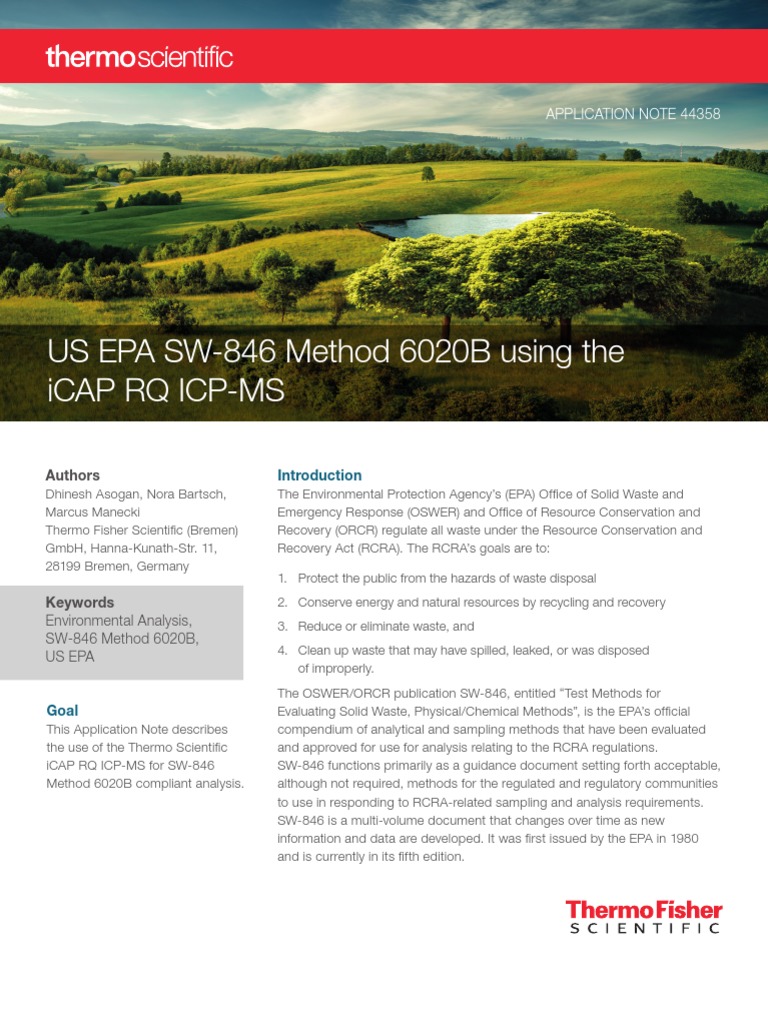 An 44358 Icp Ms Multielemental Environmental PDF | PDF