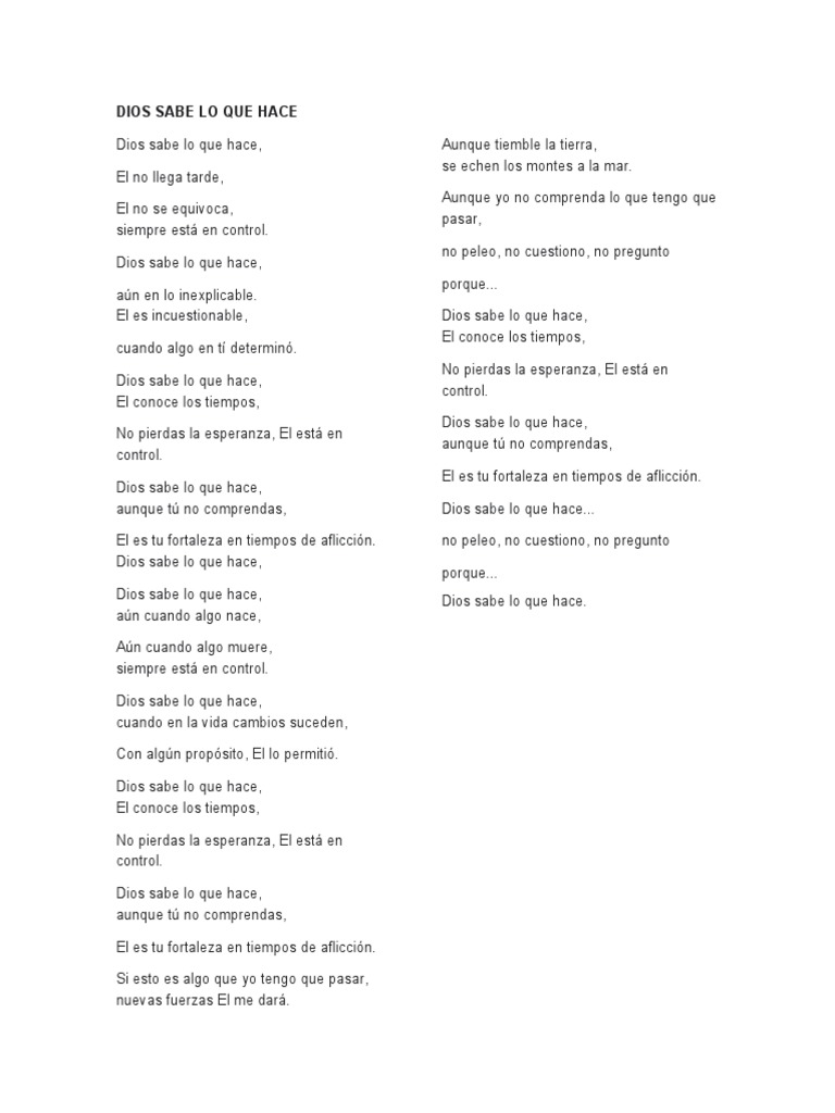 Dios Sabe Lo Que Hace Pdf 4420