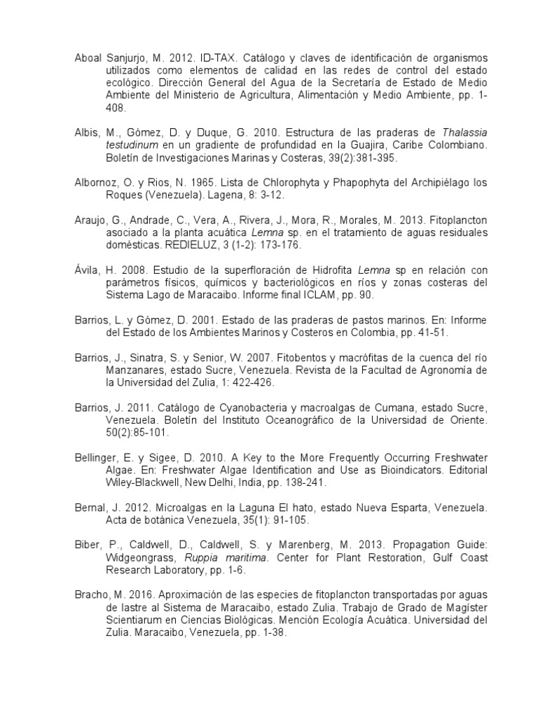 INDICE DE REFERENCIAS.docx | PDF