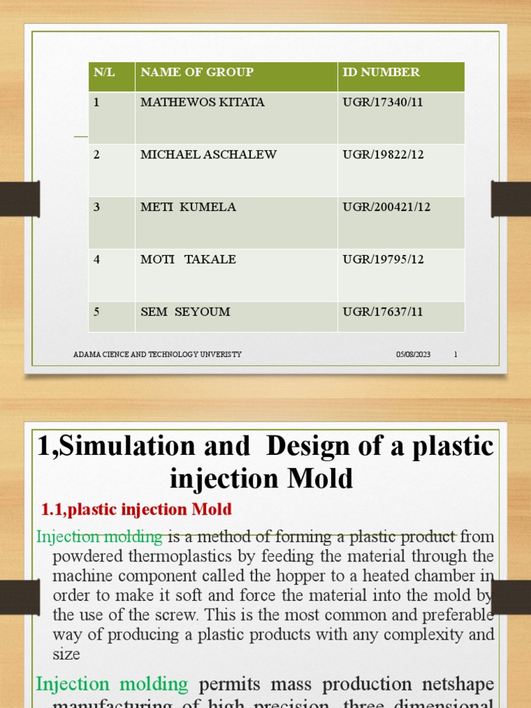 Injection Molding Process Guide | PDF