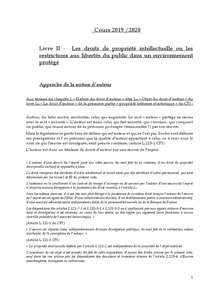 Livre II 2020 PDF | PDF