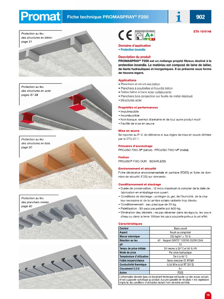 PROMASPRAY F 250 Flocage PDF | PDF